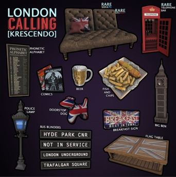 Second Life Marketplace - [Kres] London Calling - Comics